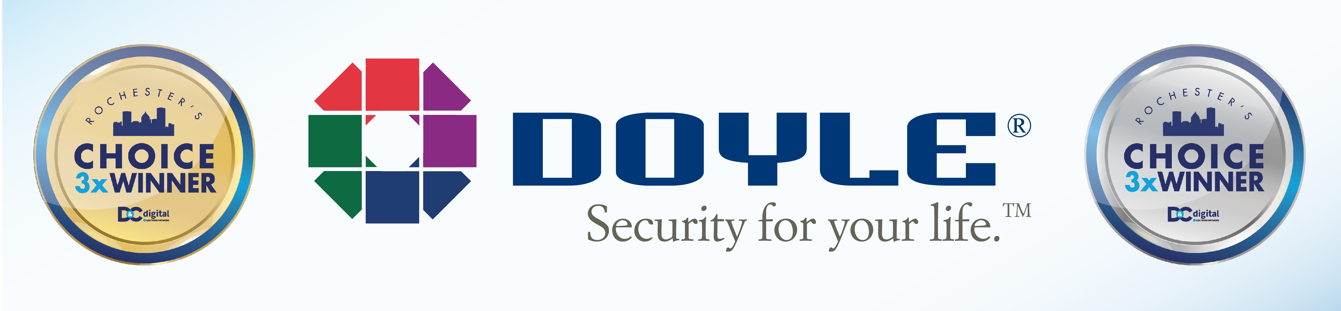 Doyle Security is the 2017 Rochester's Choice Gold Winner for Home Security